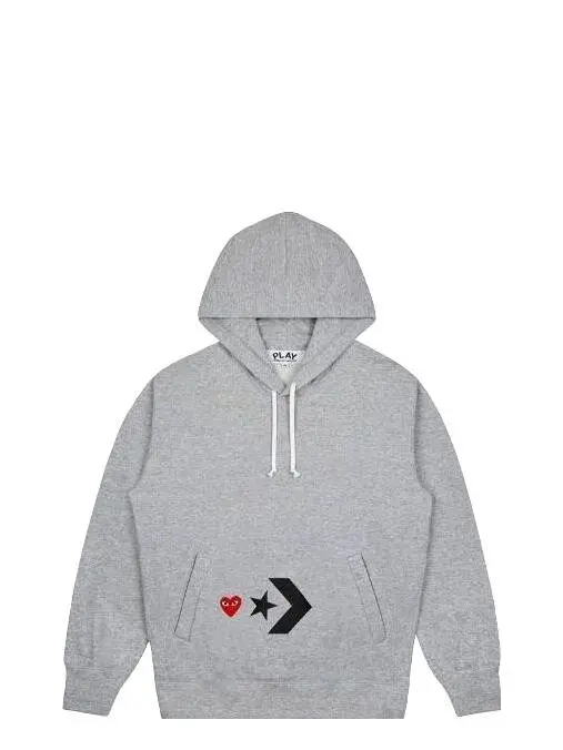 Play Comme Des Garcon X Converse Play Together Hoodie - Grey