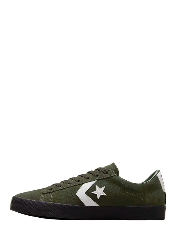 CONVERSE Cons Pl Bulk Pro Suede Shoes - Olive Green/white