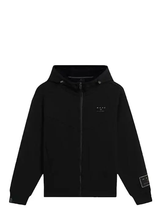 LI-NING Wade Plus Velvet Zip-up Hooded Jacket - Black