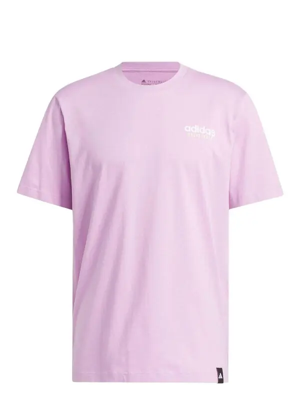 Adidas Summer Melt Hoops Logo T-shirt - Pink
