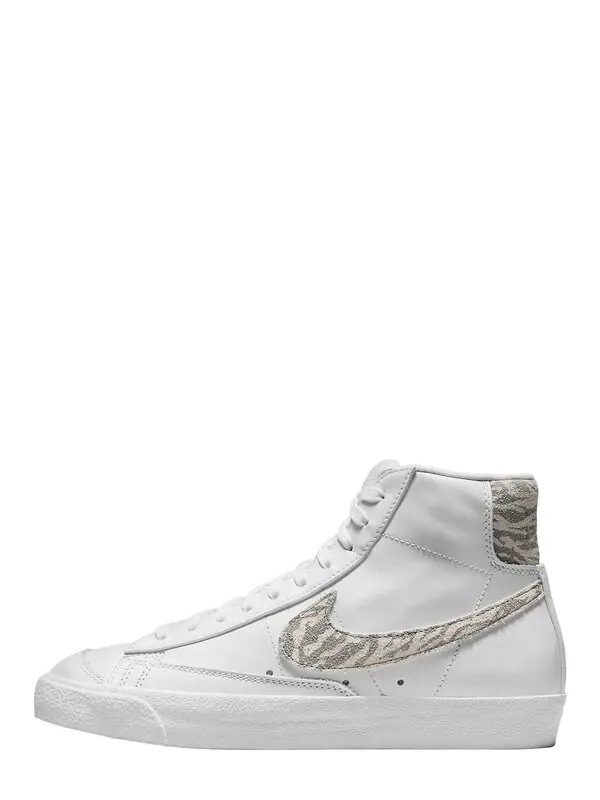 Nike Blazer Mid '77 Se High Top Sneakers - White/grey