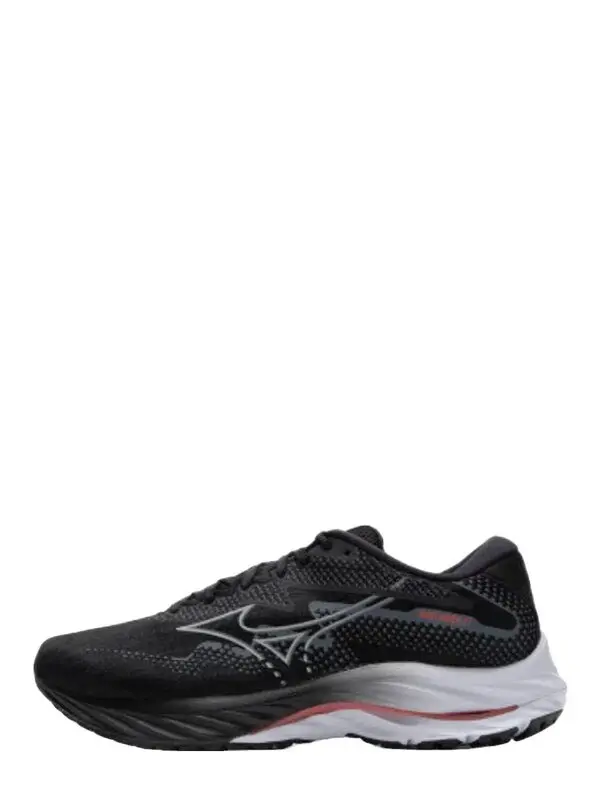 Mizuno Wave Rider 27 Sneakers - Black/white/grey