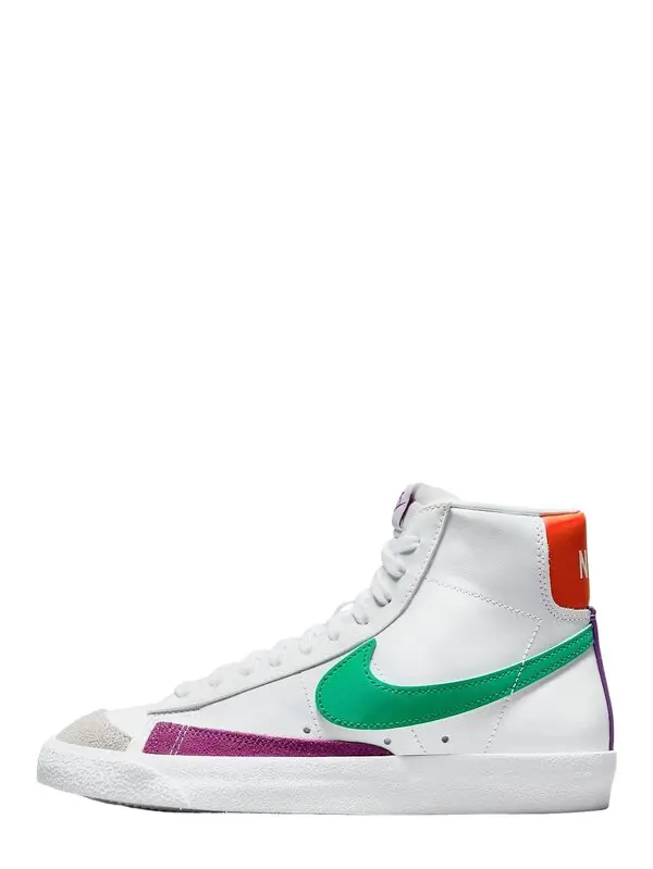 Nike Blazer Mid '77 High Top Sneakers - White/green/red