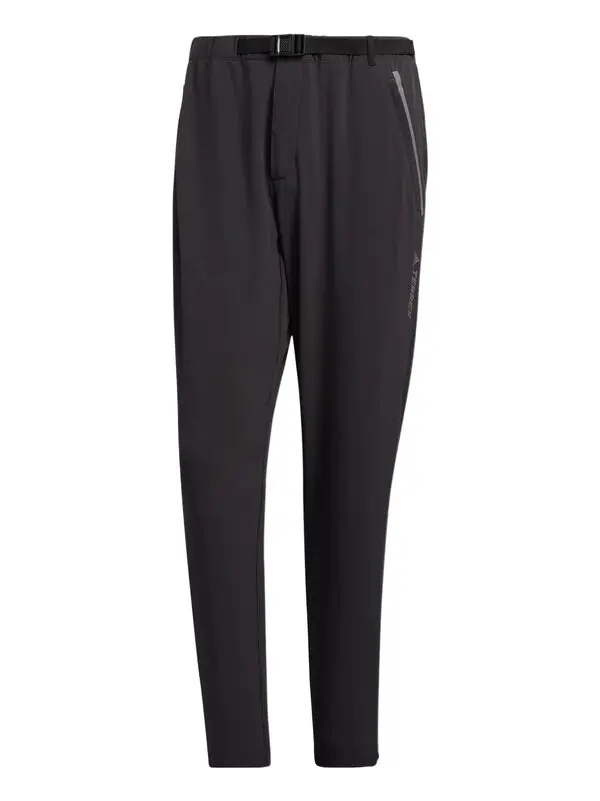 Adidas Tx Stretch Pa Logo Printing Outdoor Sports Pants/trousers/joggers Black - Multi-color