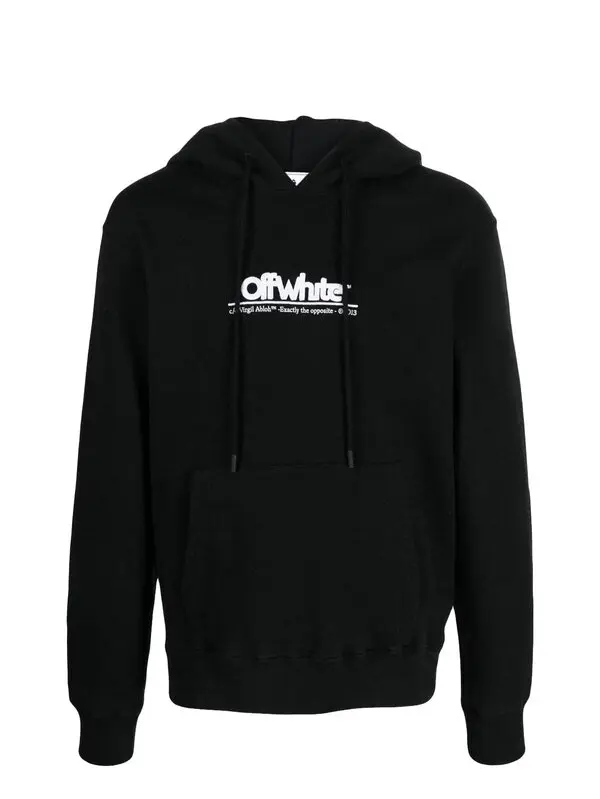Off-White Logo Hoodie - Black