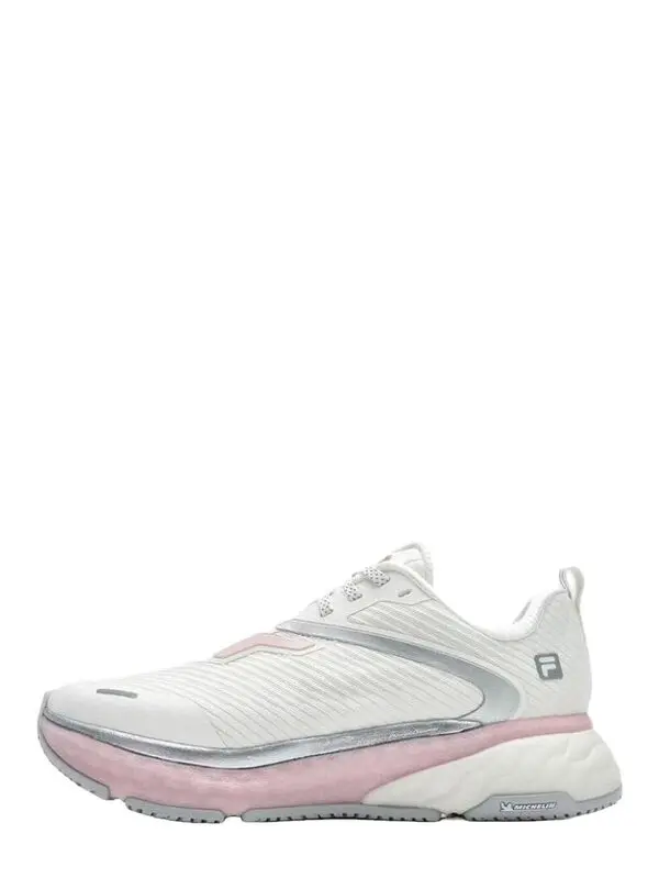 FILA Spd Cheetah Road Running Shoes - White/pink/silver