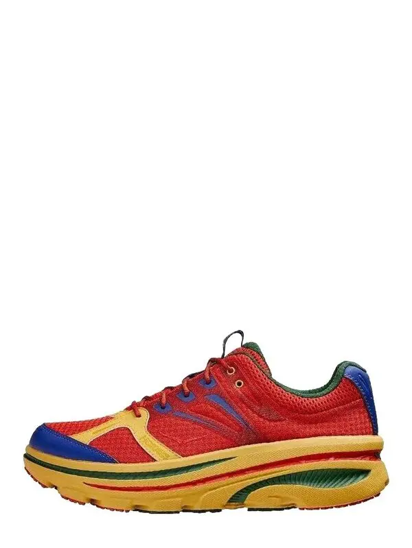 Hoka One One X Engineered Garments Bondi B Sneakers - Red/orange/yellow
