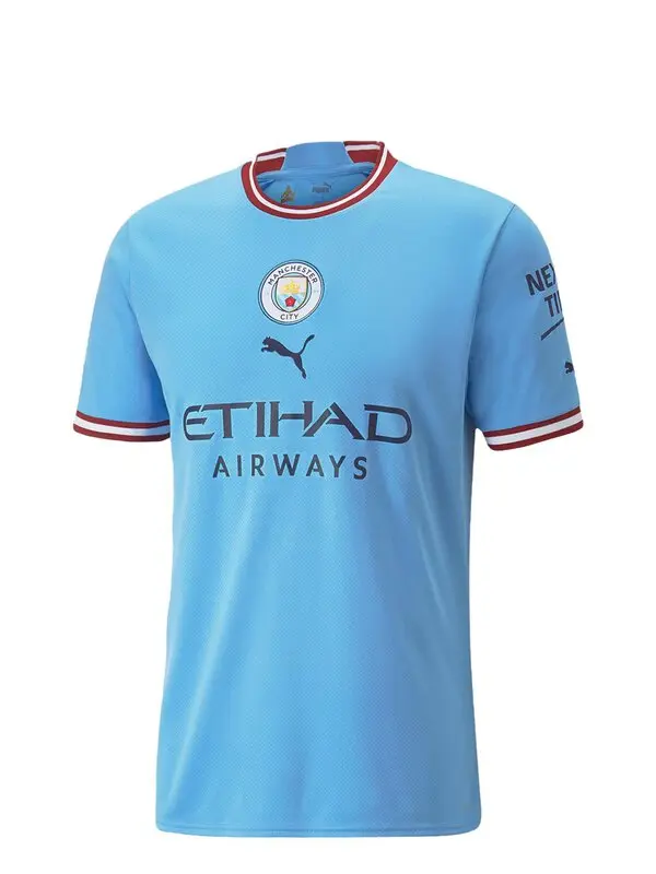 PUMA 2022/23 Manchester City Fc Replica Jersey - Team Light Blue-intense Red