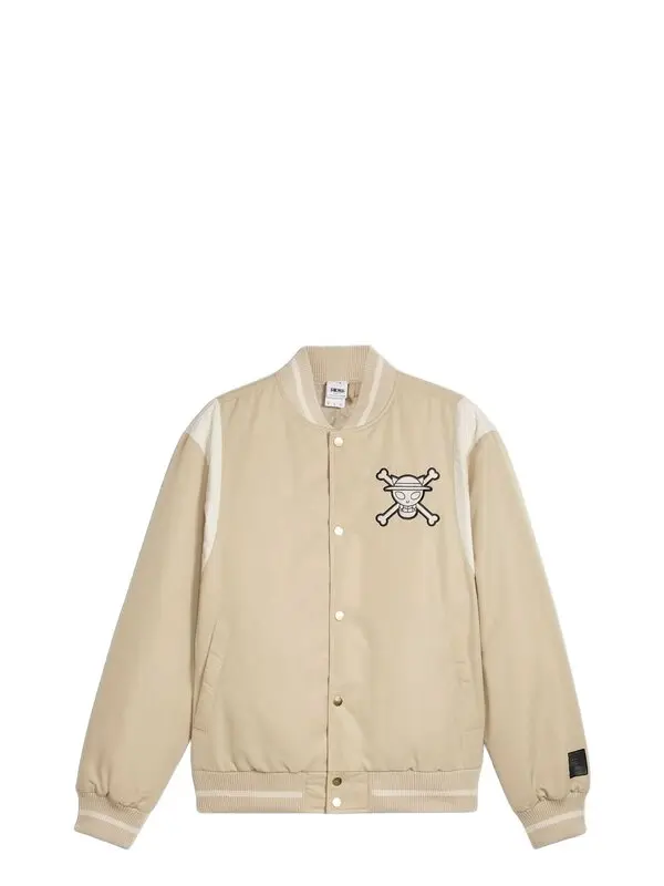 PUMA X One Piece Baseball Jacket - Putty