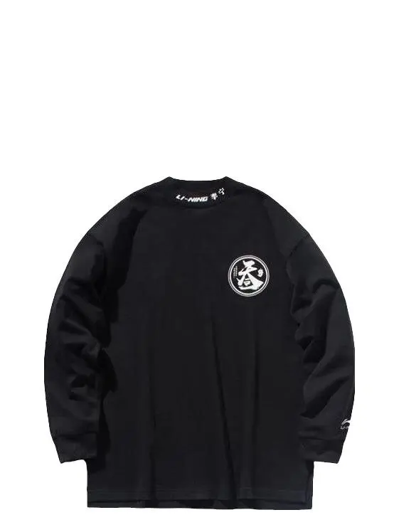 LI-NING Loose Long Sleeve Shirt - Black