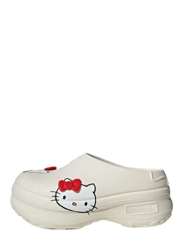 Adidas X Hello Kitty Adifom Stan Smith Mule - Off White/red/cloud White
