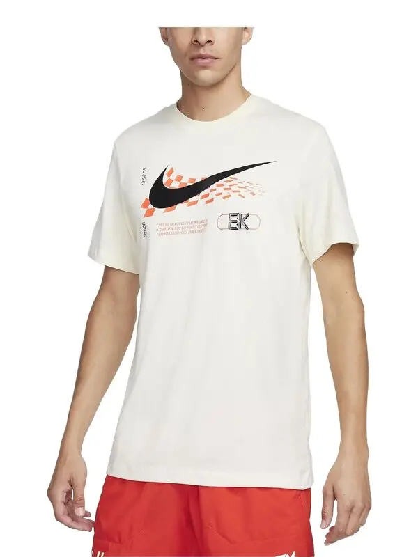 Nike Dri-fit Short Sleeve Crewneck T-shirt - White