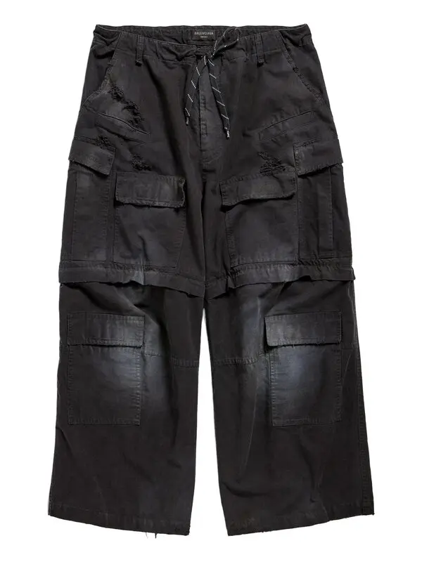 Balenciaga Large Cargo Pants - Black