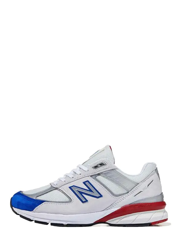 NEW BALANCE 990v5 "usa" Made In Usa Sneakers - Gray/blue/red