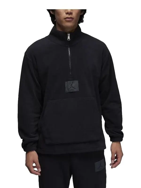 JORDAN Air Essentials Winterized Fleece Half-zip Sweater - Black