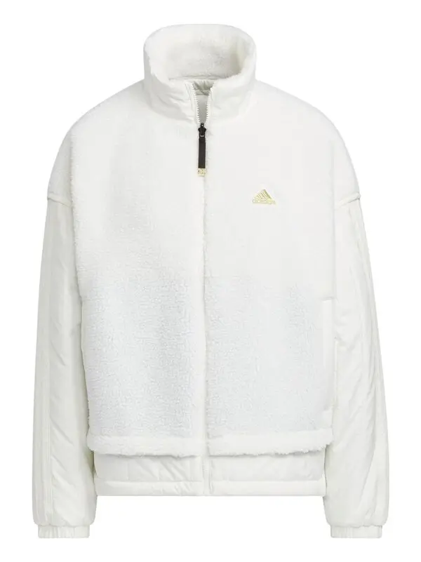 Adidas Reversible Padded Jacket With Stand Collar - White