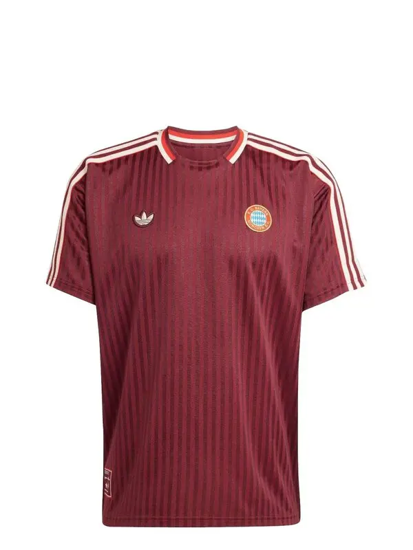 Adidas Fc Bayern Terrace Icons Jersey - Shadow Red