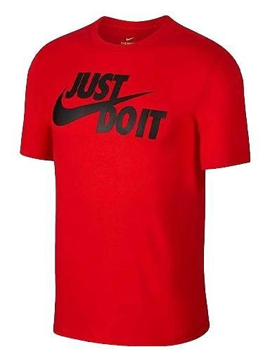 Nike Jdi Large Logo Short Sleeve Large T-shirt - Red