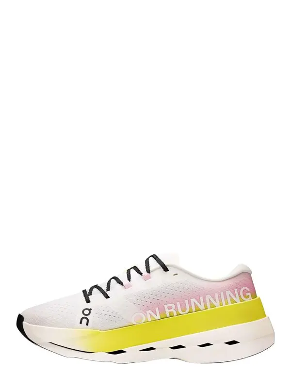 On Cloudboom Max Sneakers - Lime/raspberry