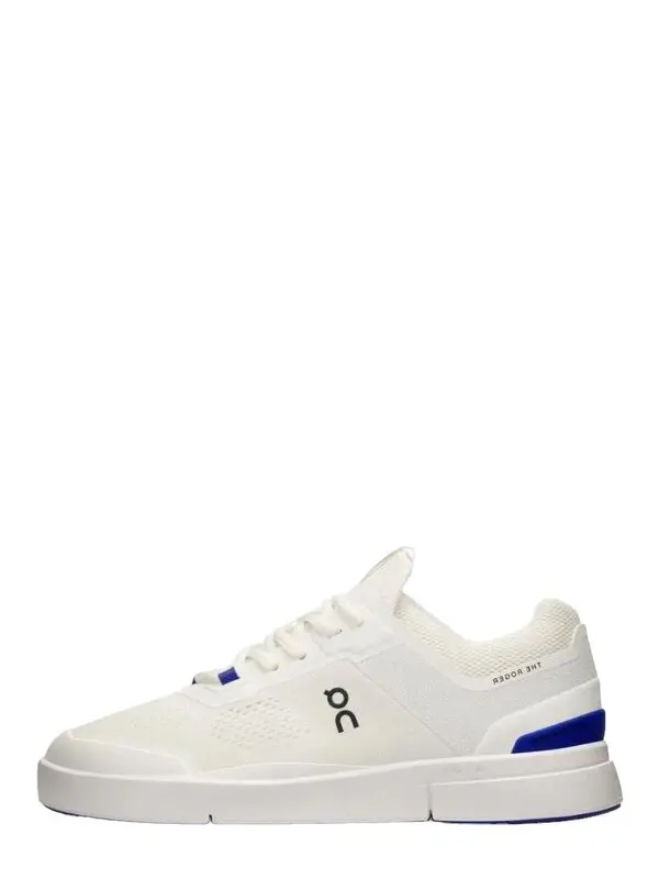 On The Roger Spin "undyed Indigo" Sneakers - White/navy