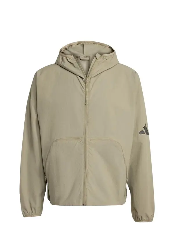 Adidas Myshelter Loose-fit Windbreaker Jacket - Silver Pebble