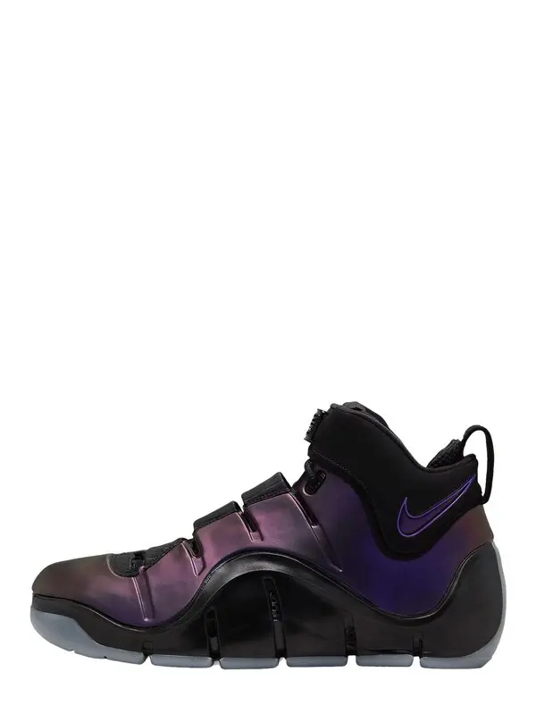 Nike Zoom Lebron 4 "eggplant" High Top Athletic Sneakers - Black/purple/multi-color