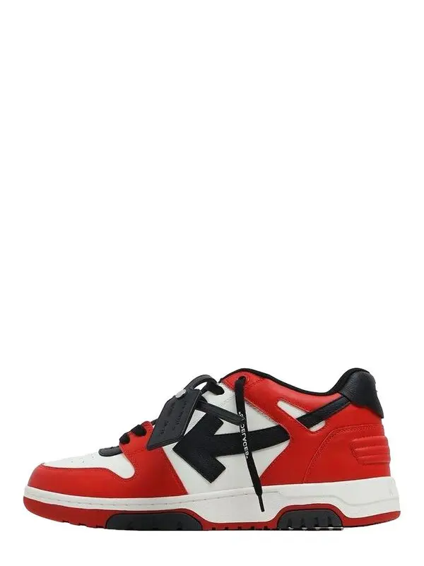 Off-White Out Of Office" Low-top Sneakers - Red/white/black