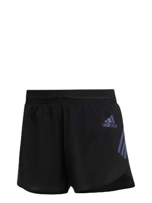 Adidas Adizero Running Split Shorts - Black/blue