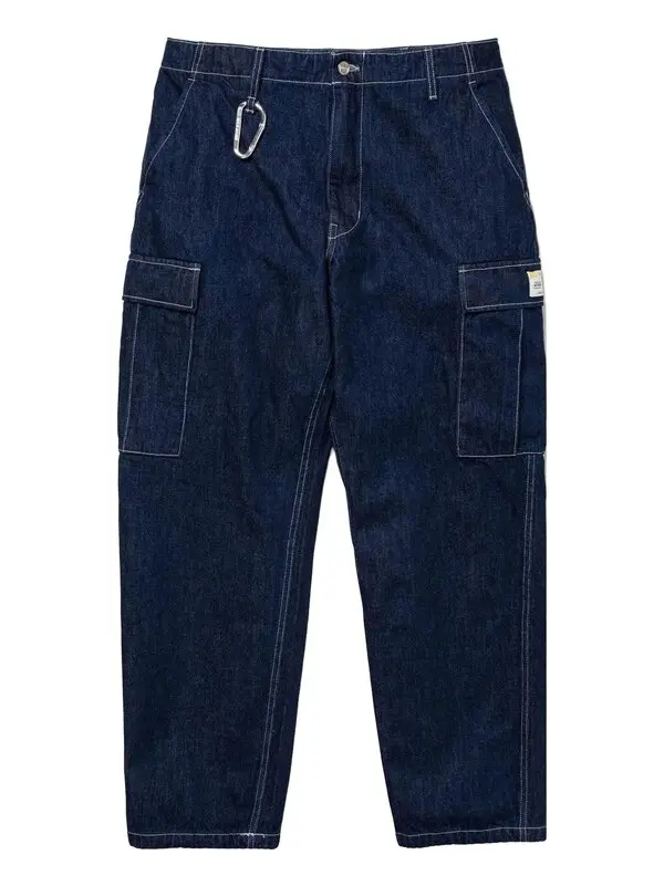 HUMAN MADE Indigo Denim Cargo Pants - Navy