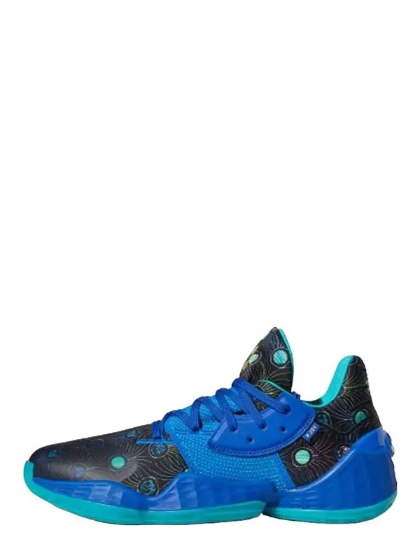 Adidas Harden Volume 4 Basketball Sneakers - Black/blue