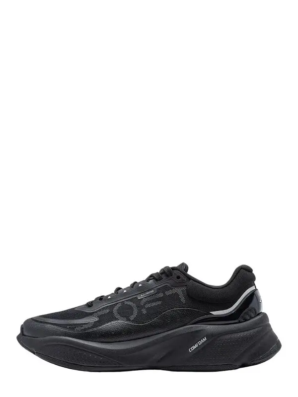 LI-NING Soft Comfoam Lifestyle Sneakers - Black/silver