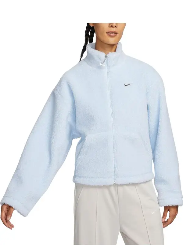 Nike Faux Sherpa Jacket - Blue