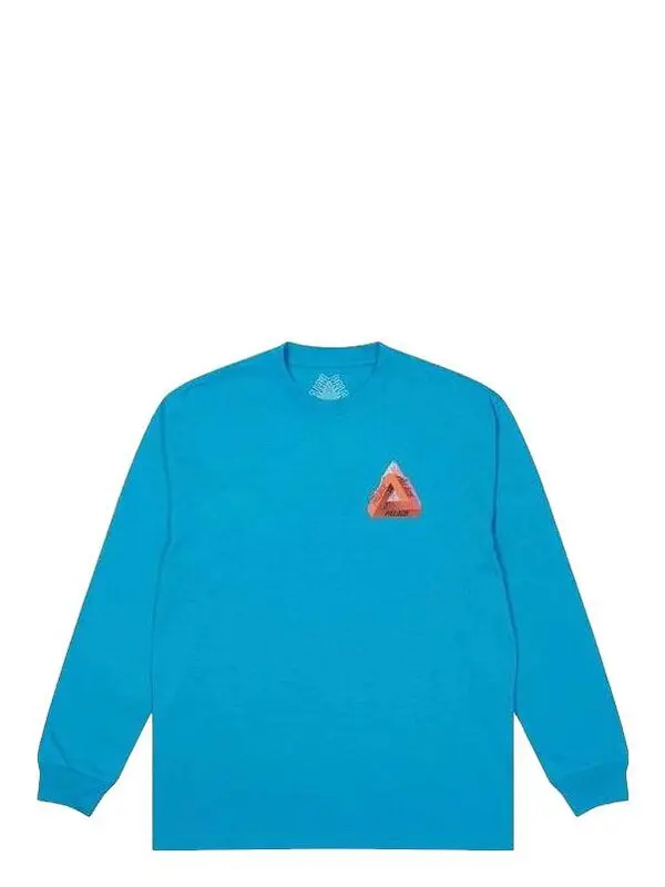 PALACE Fw21 Chapping Long Sleeve Petrol - Blue