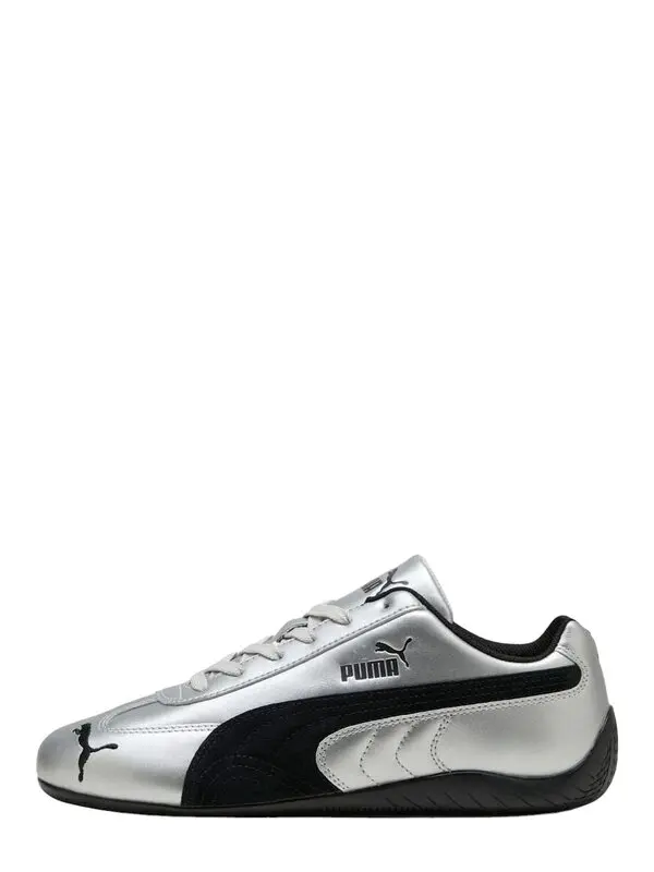 PUMA Speedcat Metallic Silver Black Sneakers - Puma Silver/puma Black