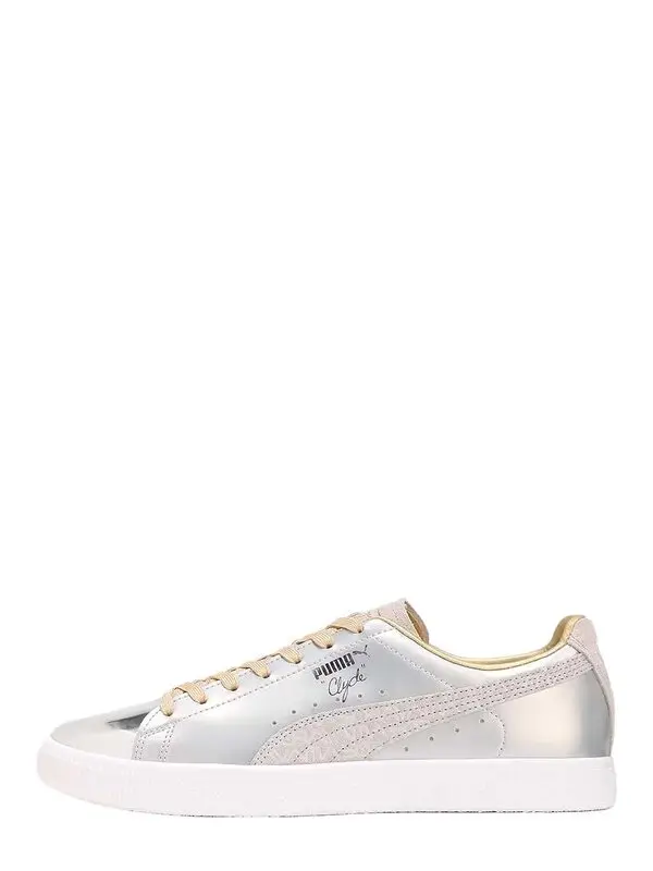 PUMA Clyde X Sorayama "silver Gold" Sneakers - Puma Silver/puma Gold