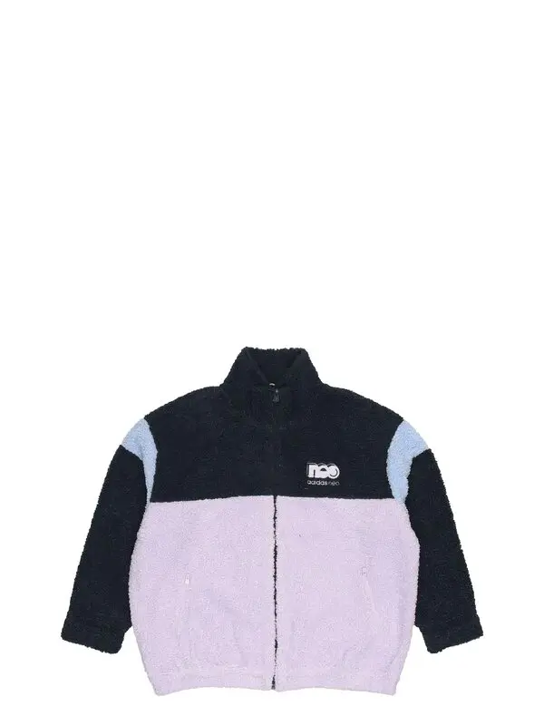 Adidas Neo Fleece Jacket - Purple/black/teal