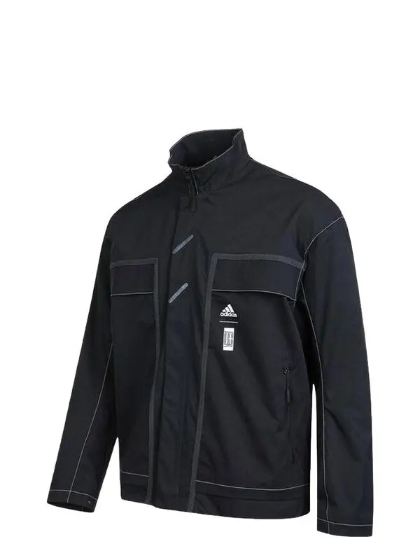 Adidas Martial Arts Series Stand Collar Sports Jacket - Multi-color