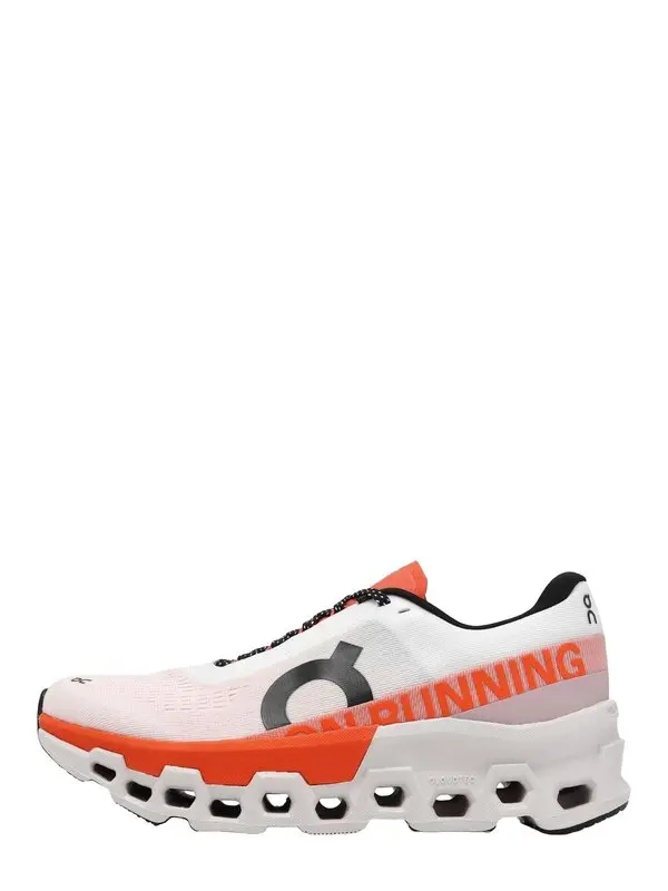 On Cloudmonster 2 Athletic Sneakers - Undyed/flame