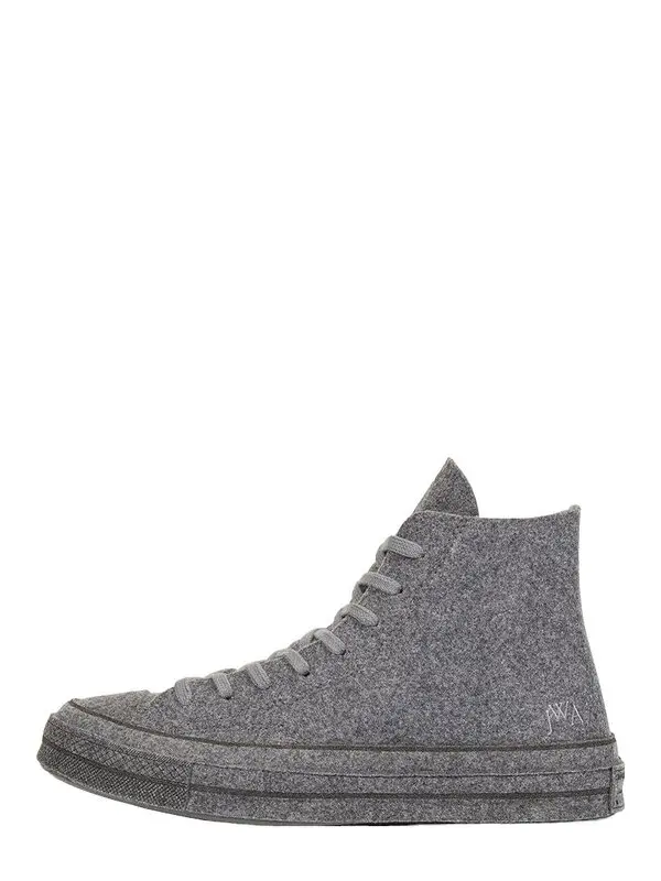 CONVERSE J.w. Anderson X Chuck 70 Hi Top Felt Sneakers - Grey