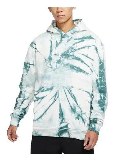 JORDAN Tie Dye Hoodie With Large Logo - Default Color