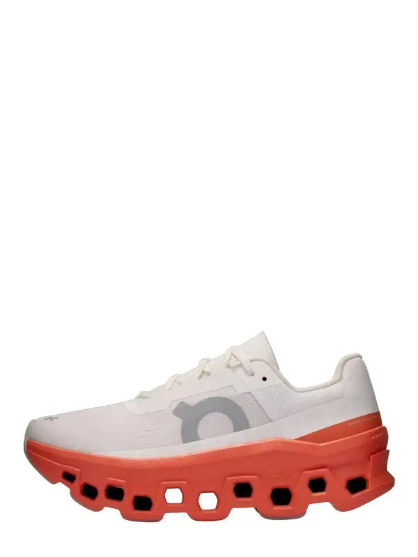 On Cloudmonster Sneakers - White/flame