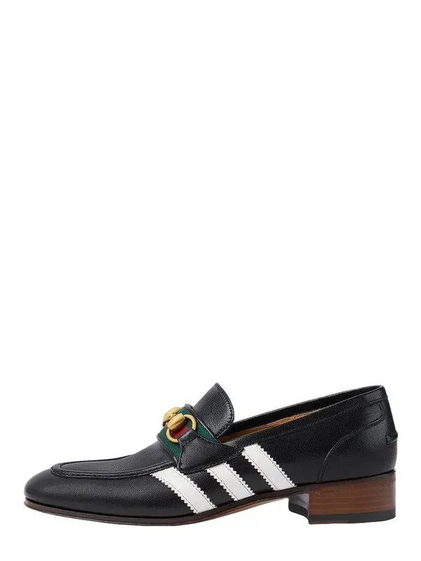 Gucci Adidas X Leather Loafer - Black