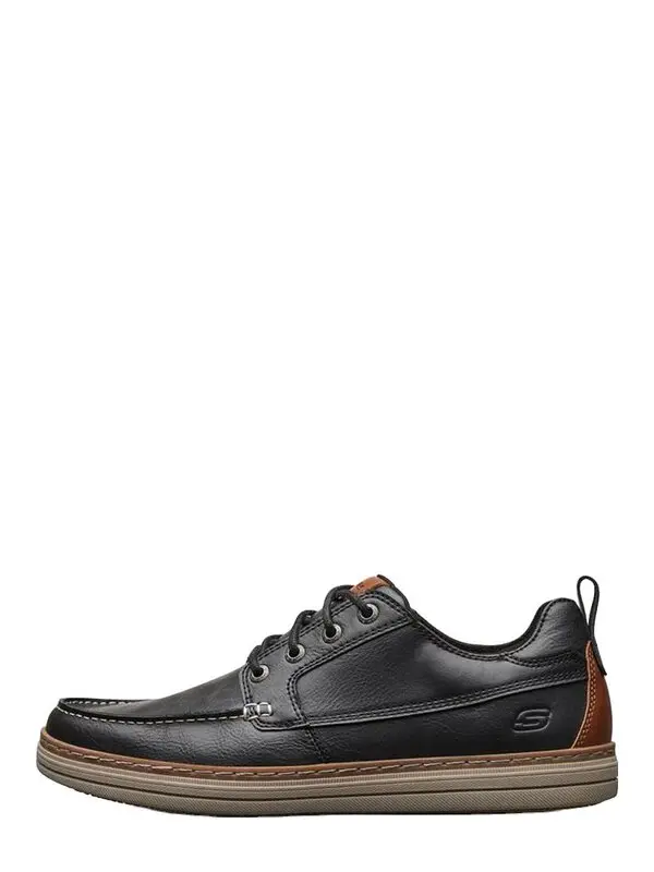 Sketchers Heston Casual Lace-up Sneakers - Black