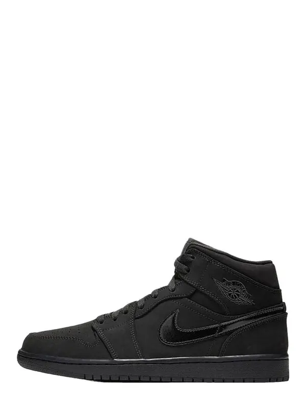 JORDAN 1 Mid 'triple Suede' Sneakers - Black