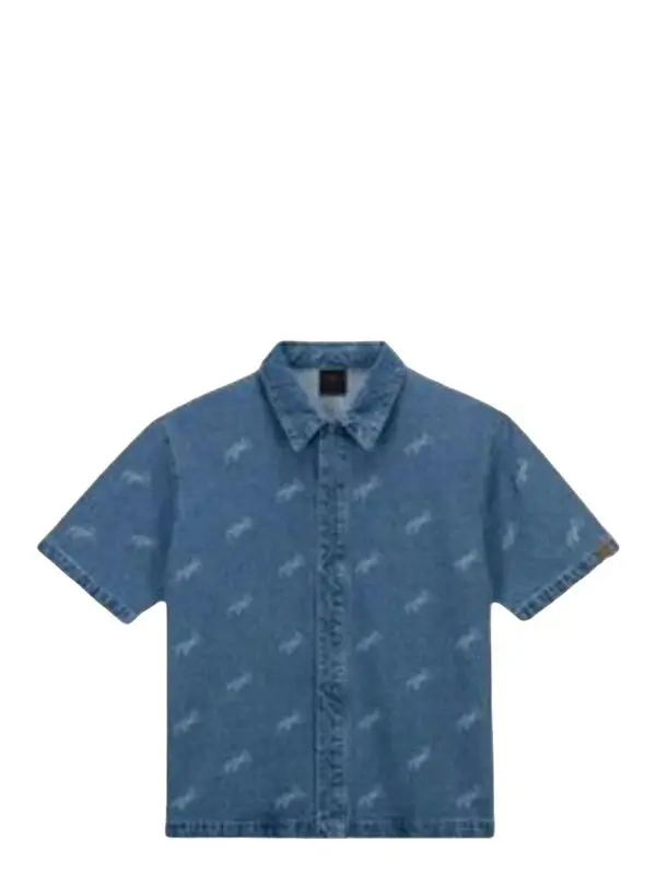 JORDAN Air Flight Denim Shirt - Blue
