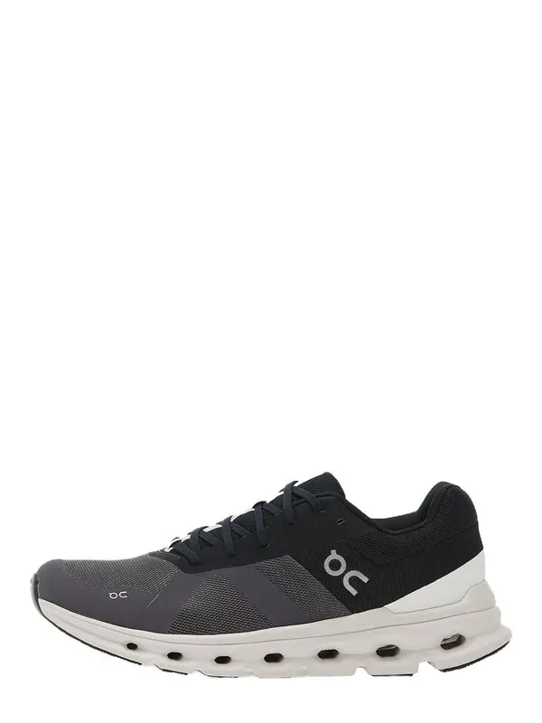 On Cloudrunner Athletic Lace Up Sneakers - Eclipse/frost