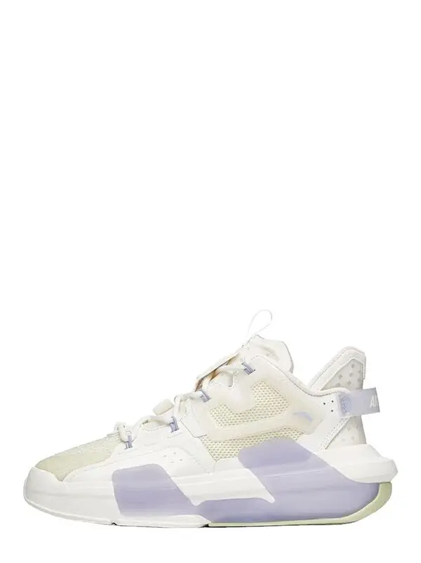ANTA Badao 3.0 Athletic Sneakers - White/purple