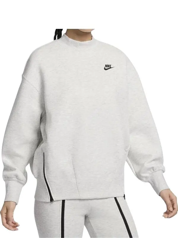 Nike Tech Fleece Sweatshirt - White/black
