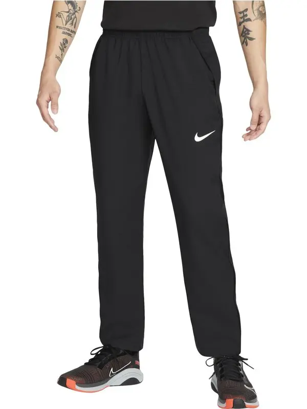 Nike Dri-fit Team Solid Color Logo Straight Sports Pants/trousers/joggers Black - Multi-color