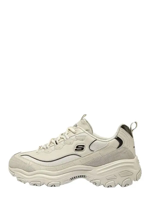 Sketchers D'lites 1.0 Athletic Sneakers - Beige/black